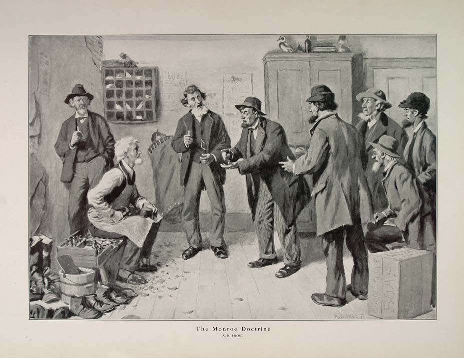 Monroe Doctrine Political Cartoon