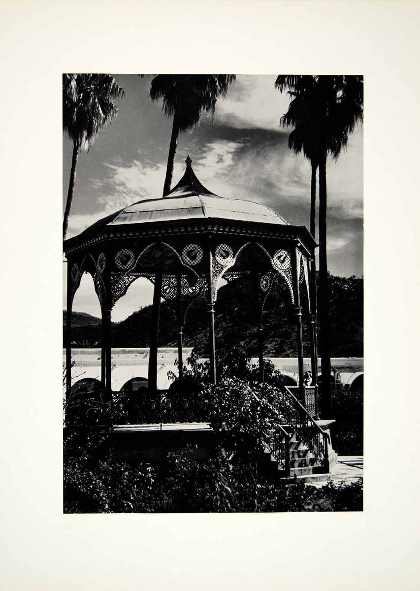 1965 Original Photograph Richard Elkus Gazebo Mexican Town Alamos Mexi ...