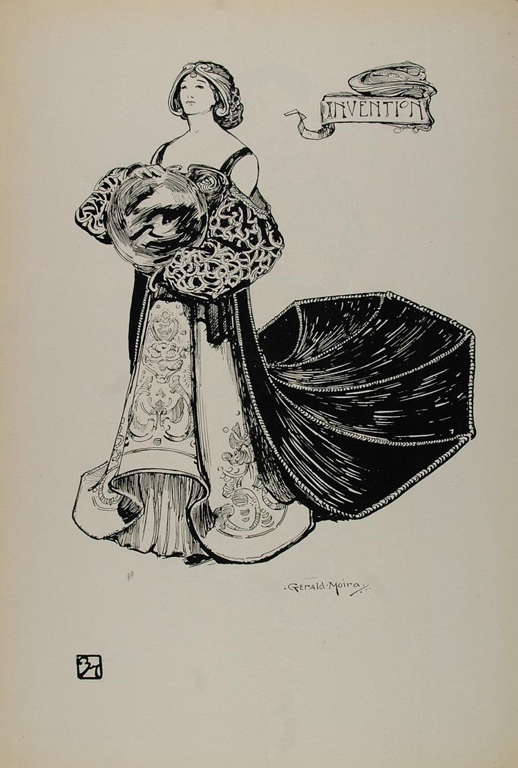 1899 Print Lady Mother Invention Costume Man Labor - ORIGINAL HISTORIC ...