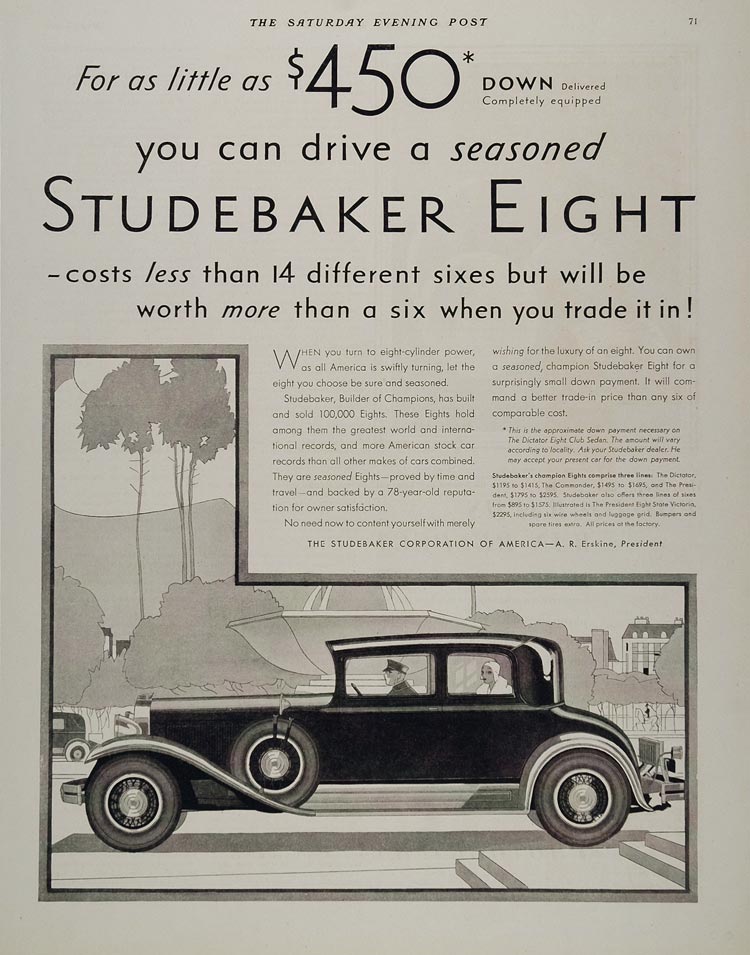1930s Car Ads