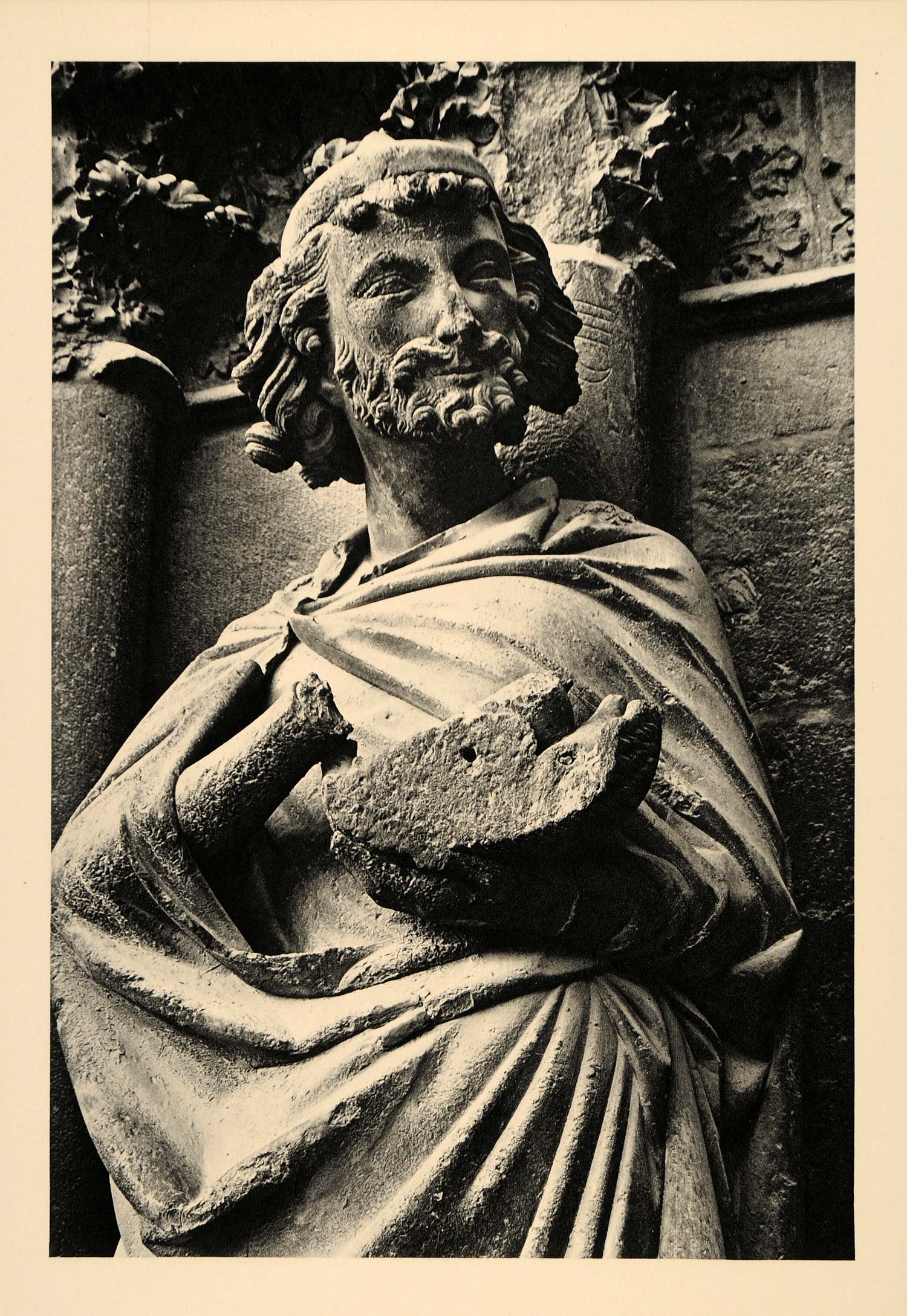 1937 Joseph Stone Reims Church Catholic Bread France - ORIGINAL PHOTOG ...