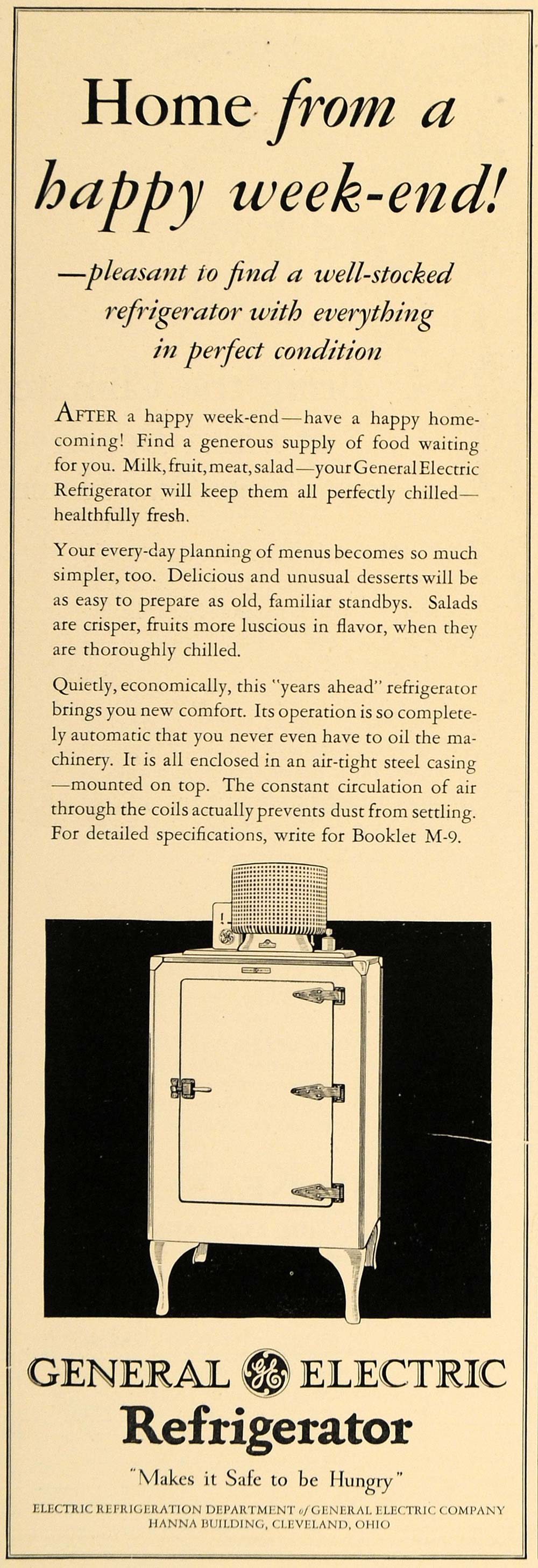 Vintage Refrigerator General Electric