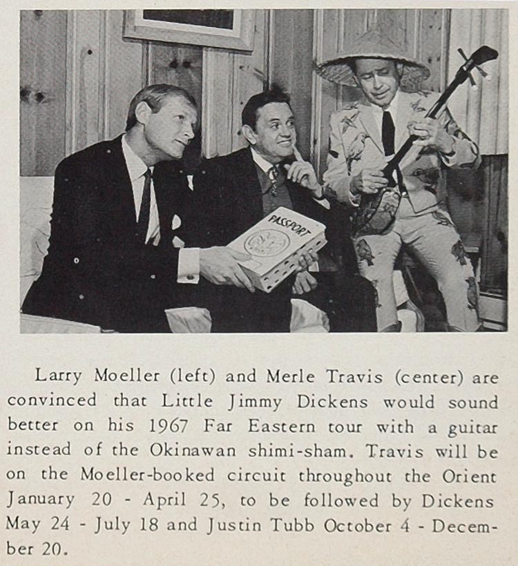 1967 Print Larry Moeller Little Jimmy Dickens Tour - ORIGINAL HISTORIC ...