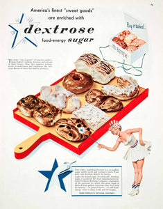 1950 Ad Cerelose Brand Dextrose Sugar Corn Products Refining Danish Do ...
