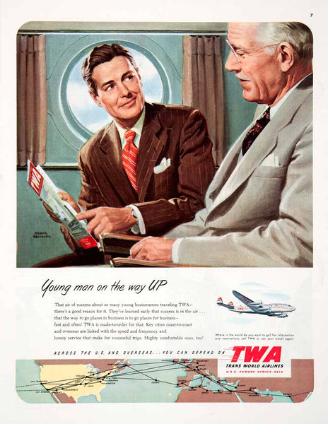 Twa Advertising Fly TWA: The Art Of David Klein's Travel Ad Designs