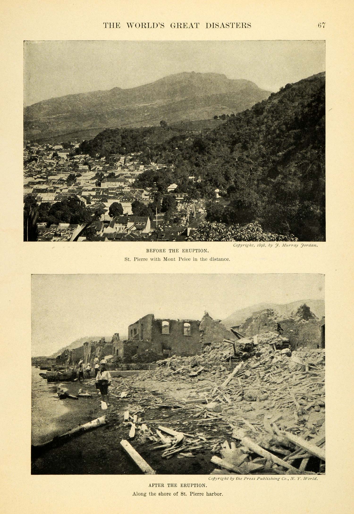 Mount Pelee After Eruption
