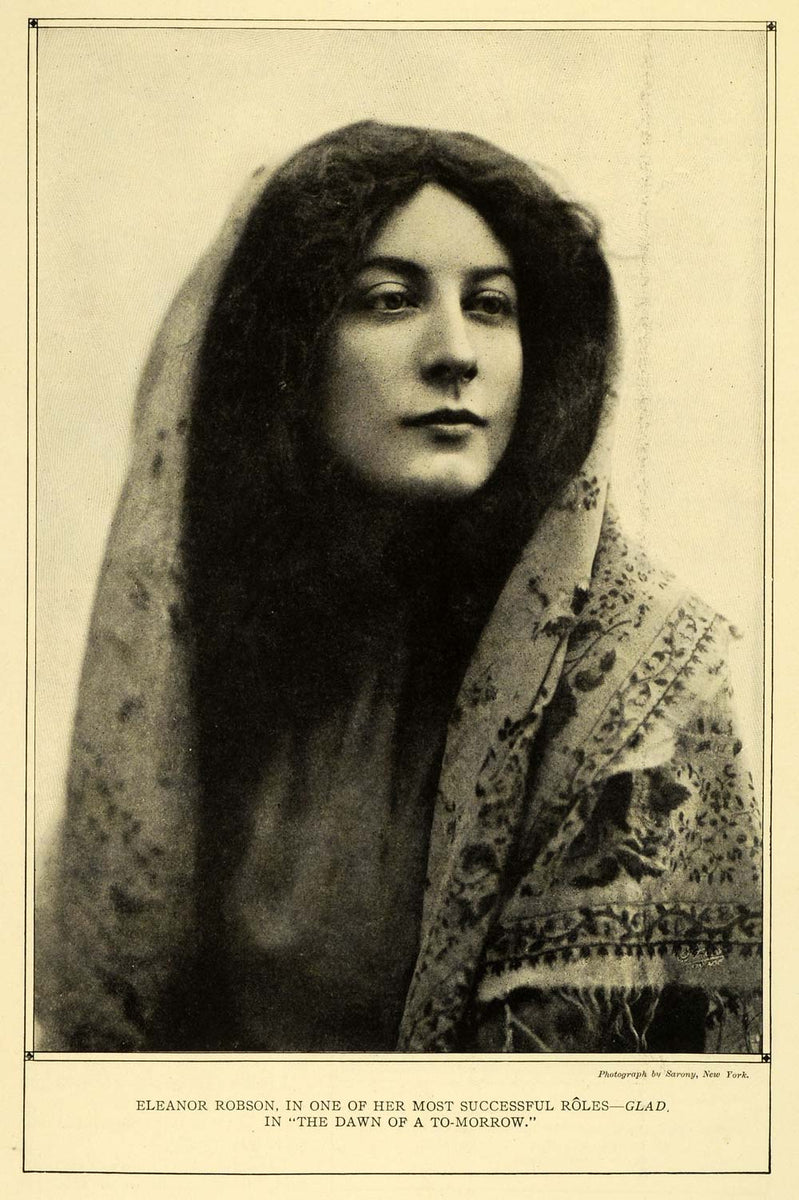 1911 Print Author Actress Eleanor Robson Portrait Cambridge University ...