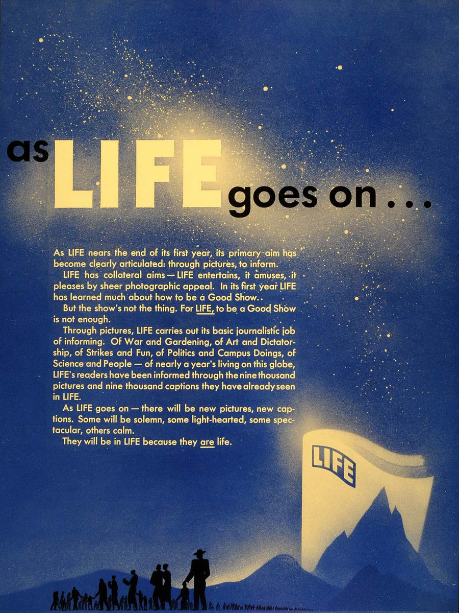 1937 Ad Life Magazine Photojournalism Weekly Stars Sky - ORIGINAL FT8 ...
