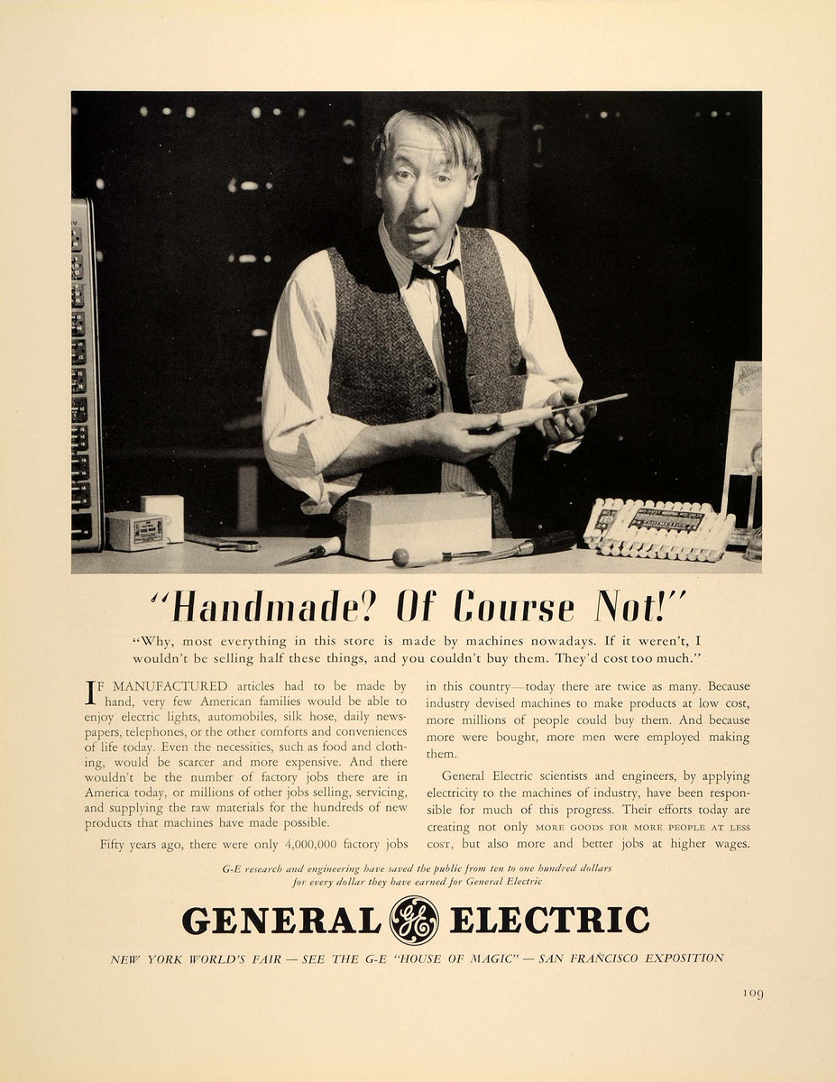 1939 Ad General Electric San Francisco Manufactured - ORIGINAL ADVERTI ...
