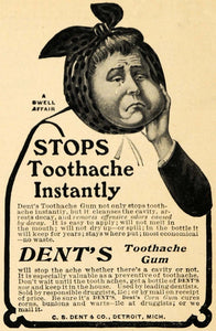 1904 Ad CS Dent & Co Toothache Gum Swell Pain Reliever - ORIGINAL GH3 ...