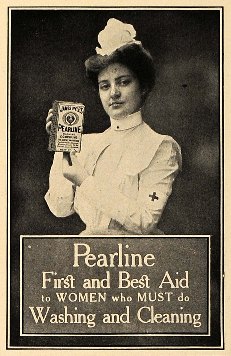 1905 Ad Pearline Soap Washing Compound Detergent Women - ORIGINAL GM1 ...