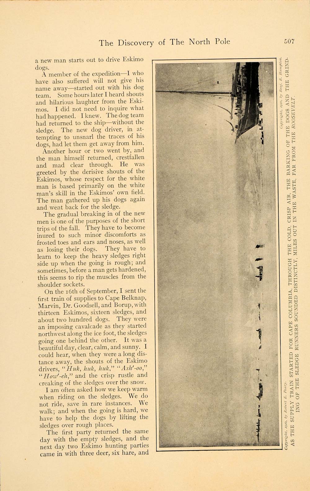 1910 Article Hunting North Pole Robert Peary Roosevelt - ORIGINAL HM1 ...