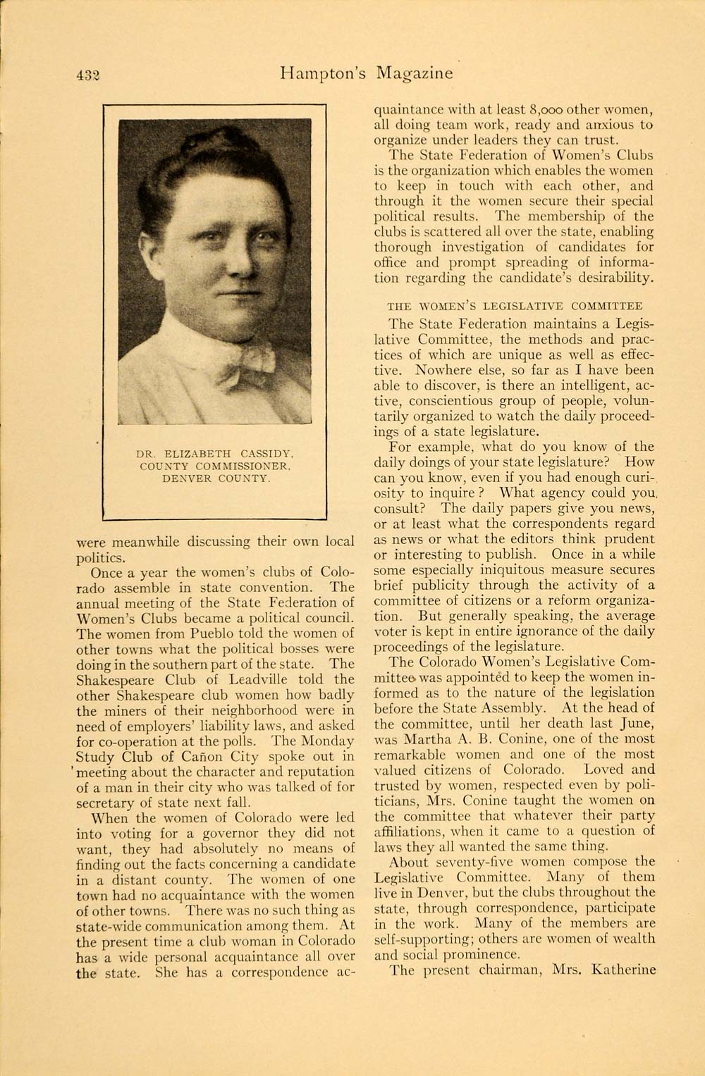 1911 Article Women Vote Rheta Dorr John Hecker Kerwin - ORIGINAL HM1 ...