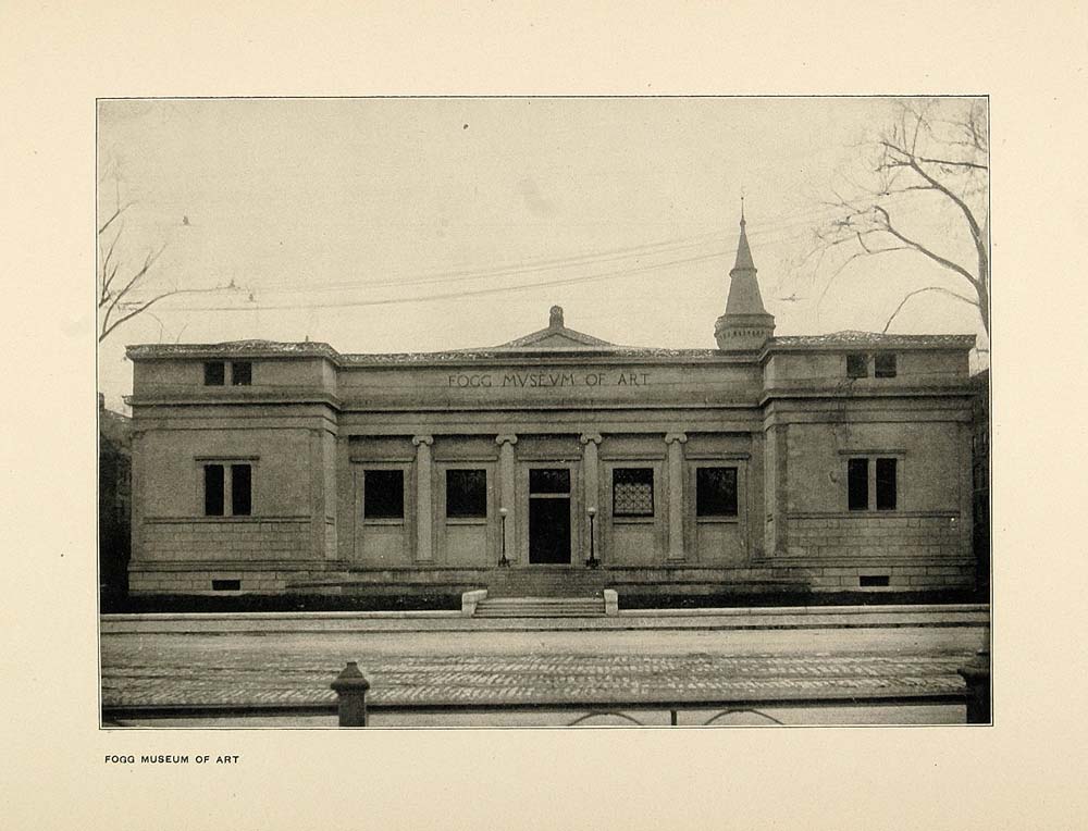1900 Print Harvard University Fogg Art Museum Building ORIGINAL HISTOR ...