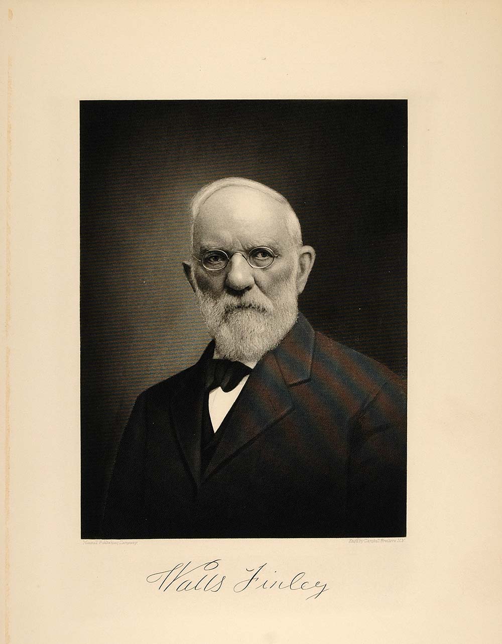 1915 Engraving Watts Finley Illinois Businessman IL - ORIGINAL IL1 ...