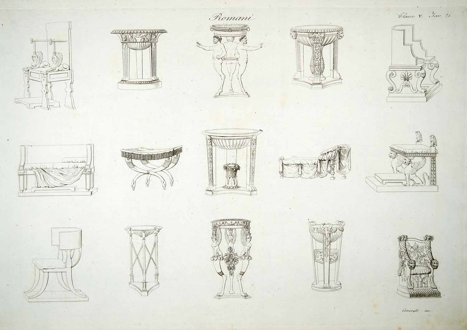Ancient Roman Furniture