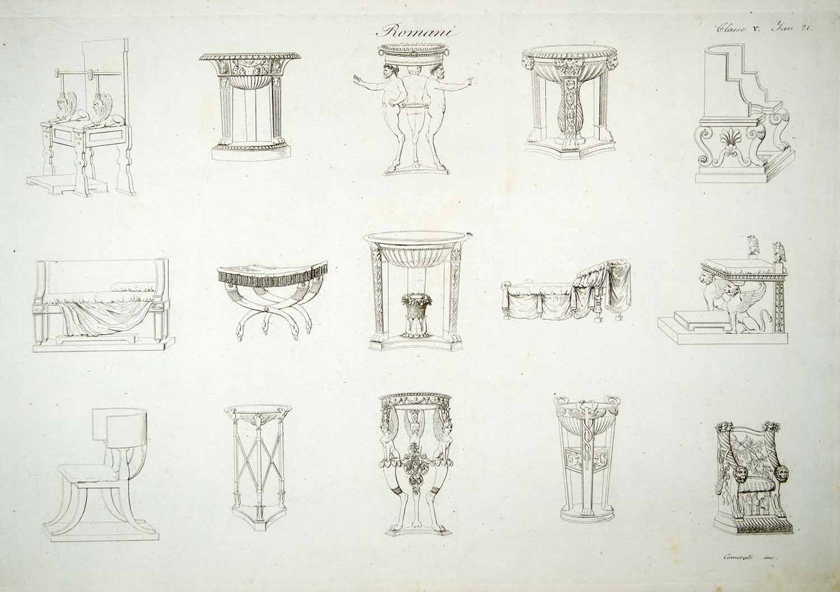 Ancient Roman Bed