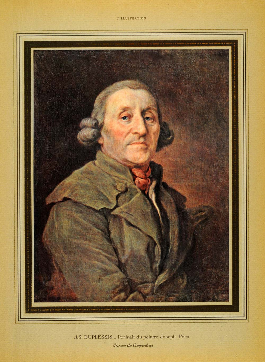 1935 Joseph-Siffred Duplessis Joseph Peru Painter Print - ORIGINAL ILL ...
