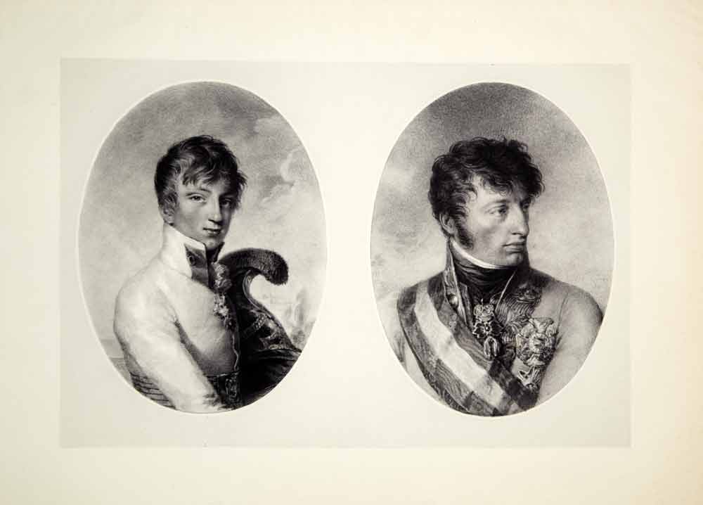 1902 Photogravure Archduke Charles Ferdinand I Portrait Miniatures Isa ...