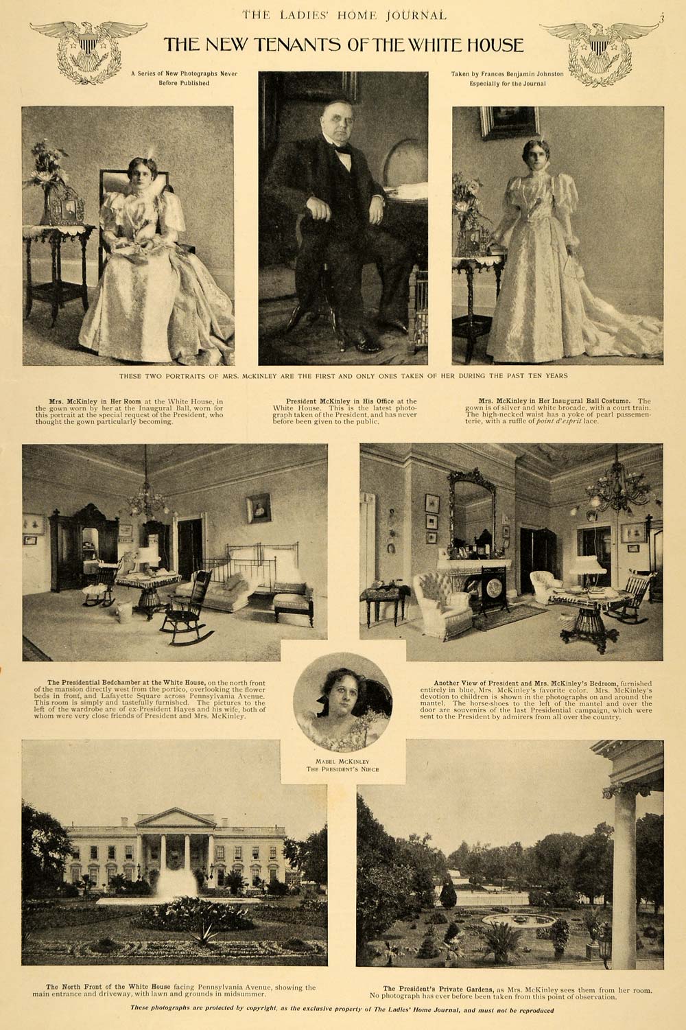 William Mckinley And His Family