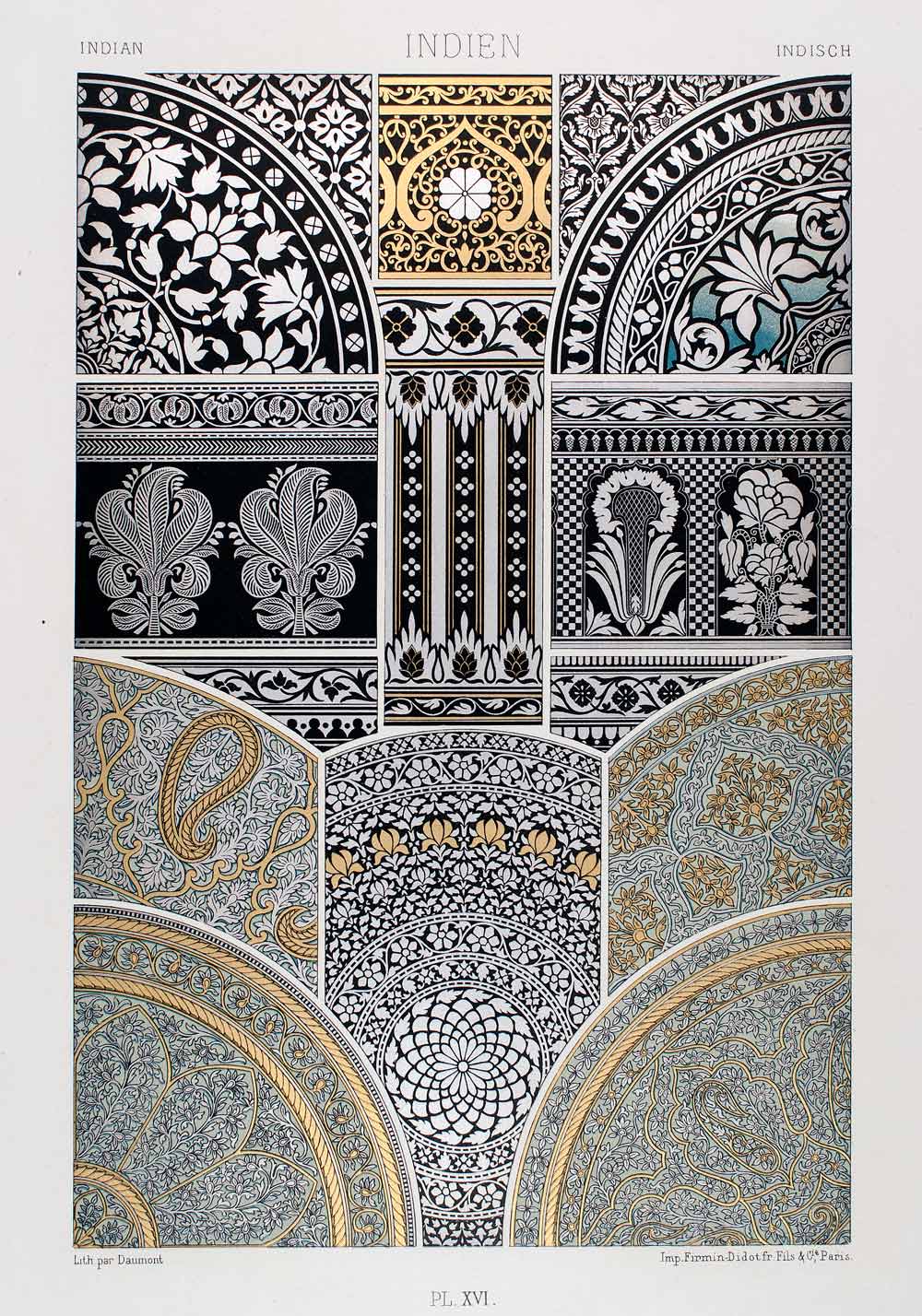 Indian Traditional Border Design Patterns