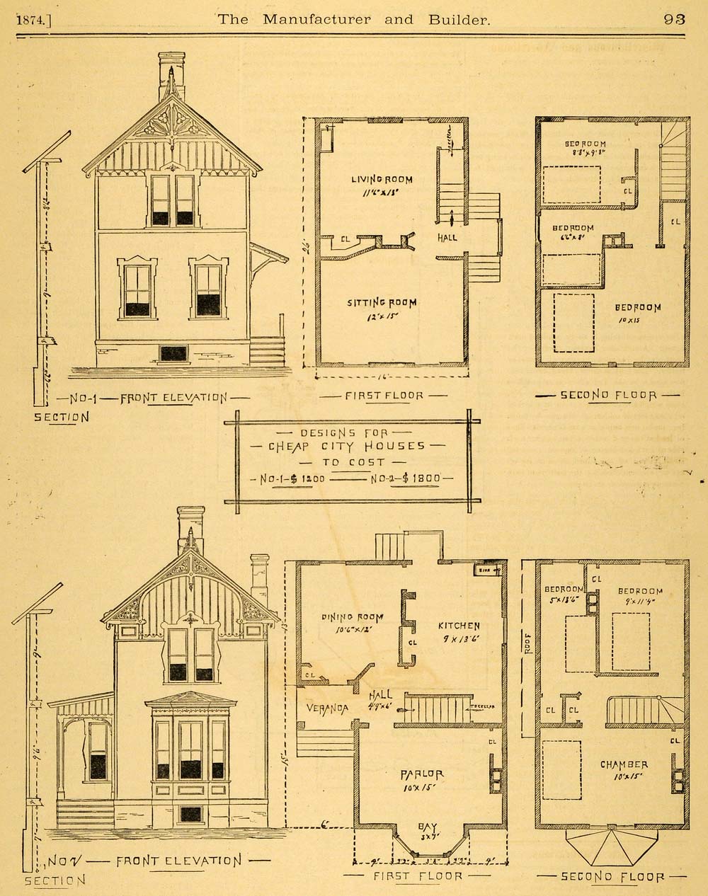 Small Victorian Houses Floor Plans