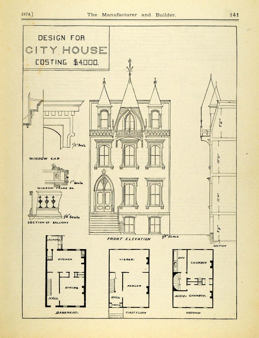 Modern Victorian House Floor Plan Victorian Style House Plan 4 Beds 7925