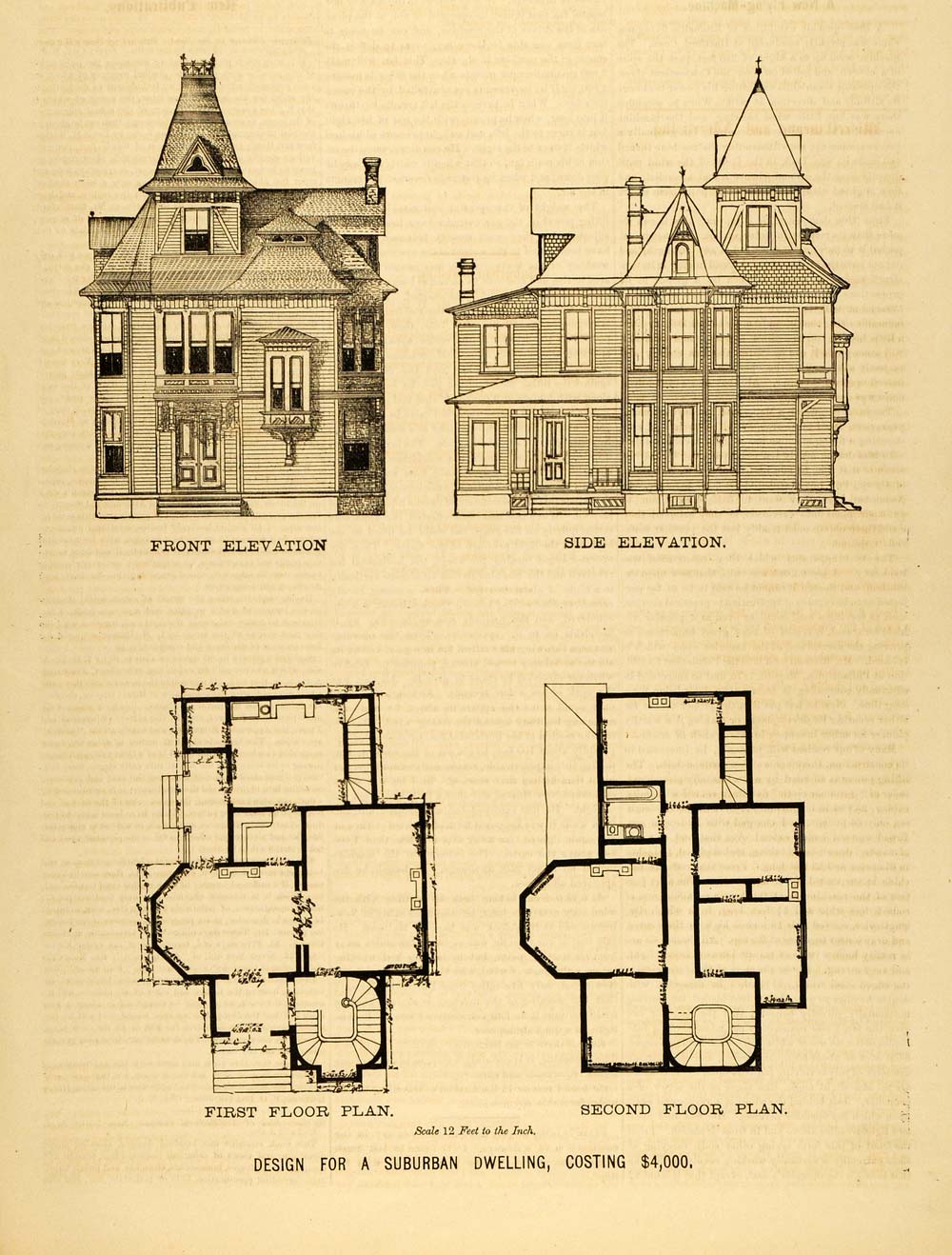 Victorian Houses Floor Plans