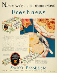 1930 Ad Swifts Premium Quality Brookfield Dairy Butter - ORIGINAL MCC4 ...