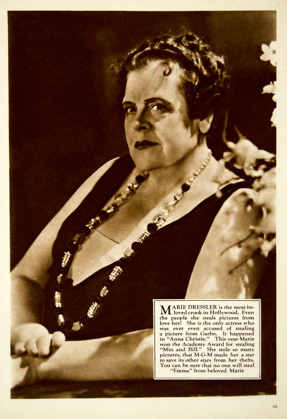 Marie Dressler Movies Happy Birthday, Marie Dressler! (by Laura Orem)