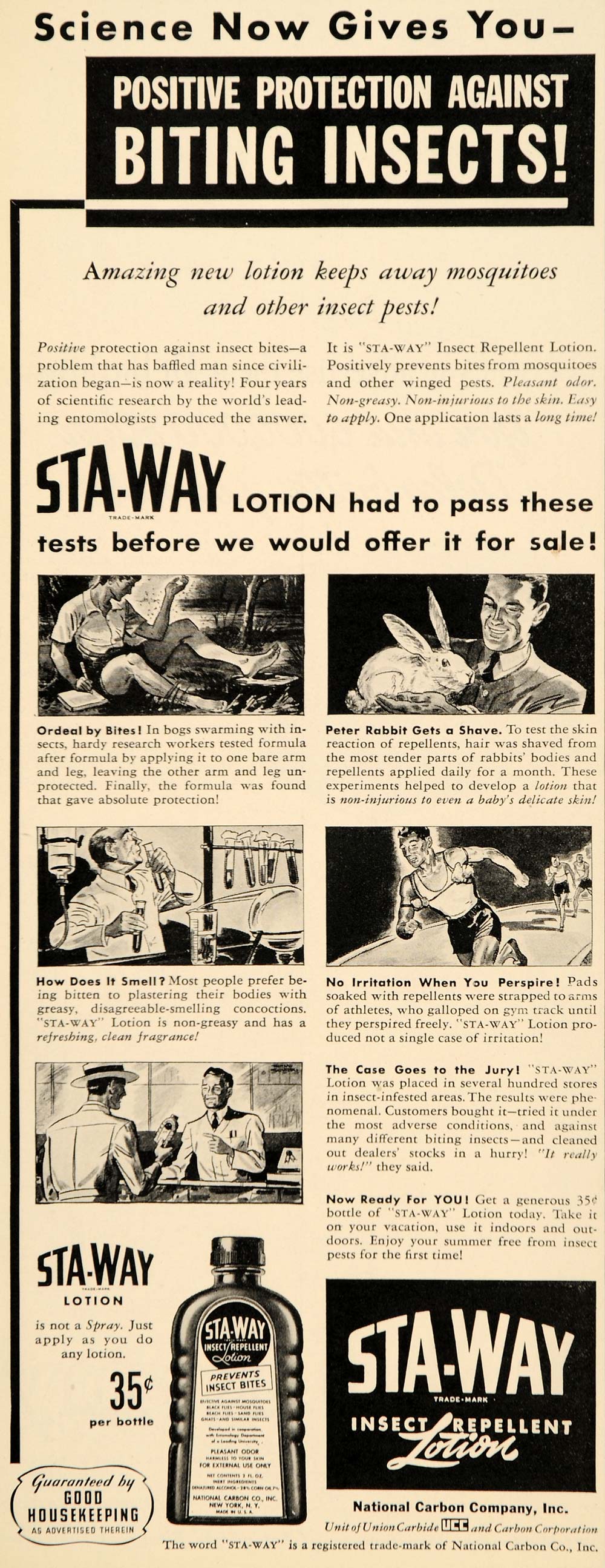 1939 Ad Staway Insect Repellent Lotion Mosquitoes Pests - ORIGINAL MX4 ...