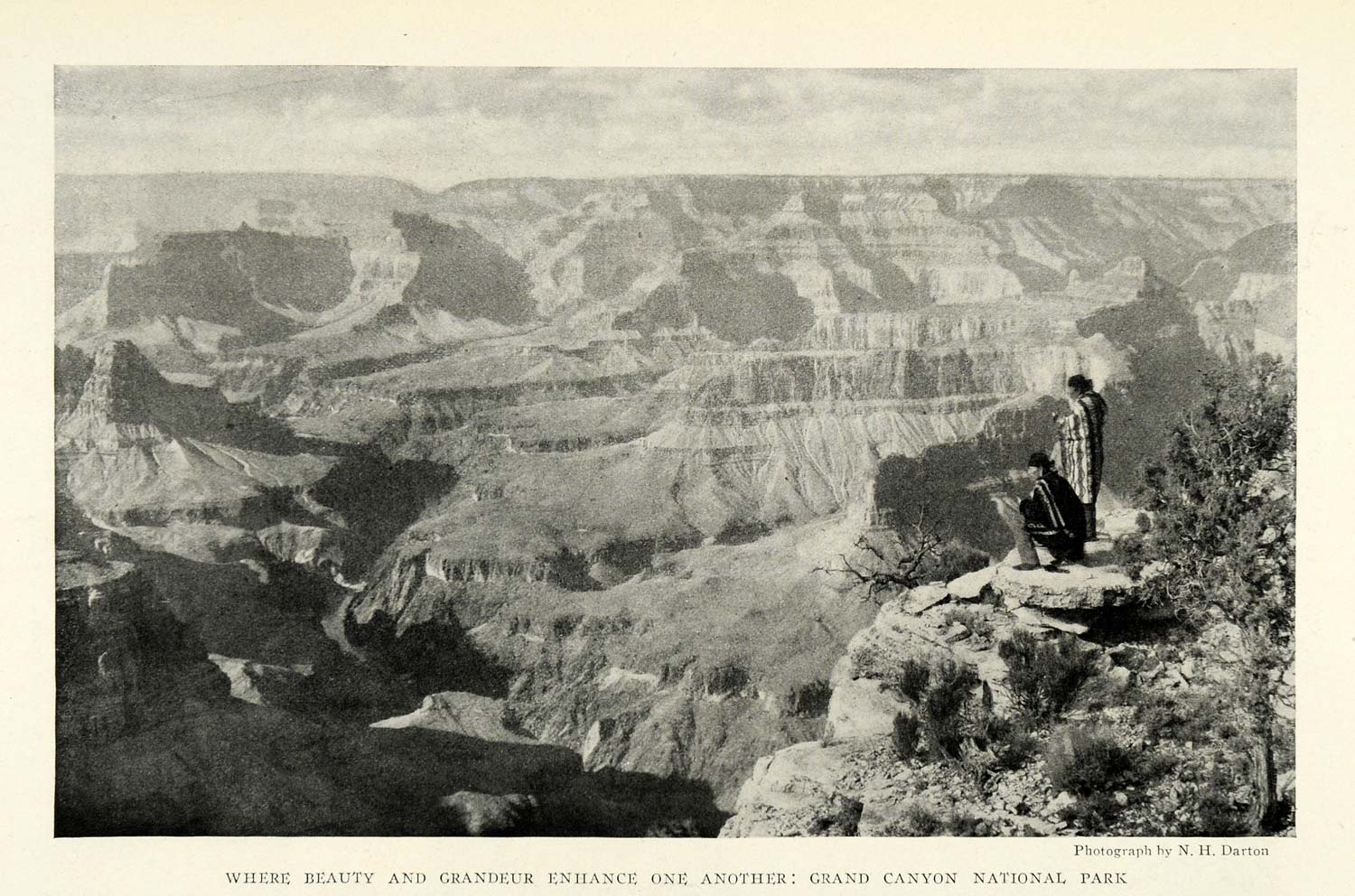 1922 Print Grand Canyon National Park Landscape Native Americans Natur ...