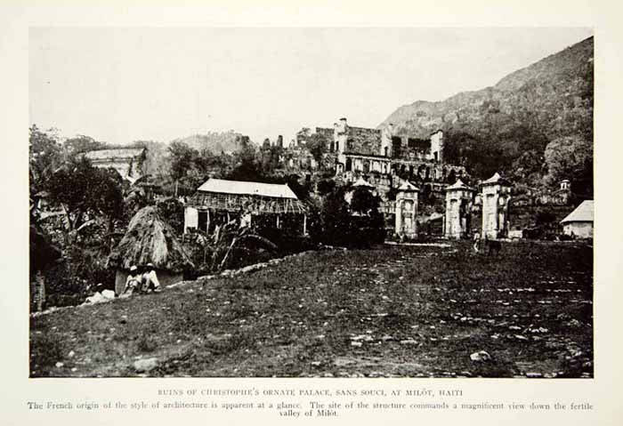 1920 Print Christohpes Palace Milot Haiti Fortress Castle Architecture ...