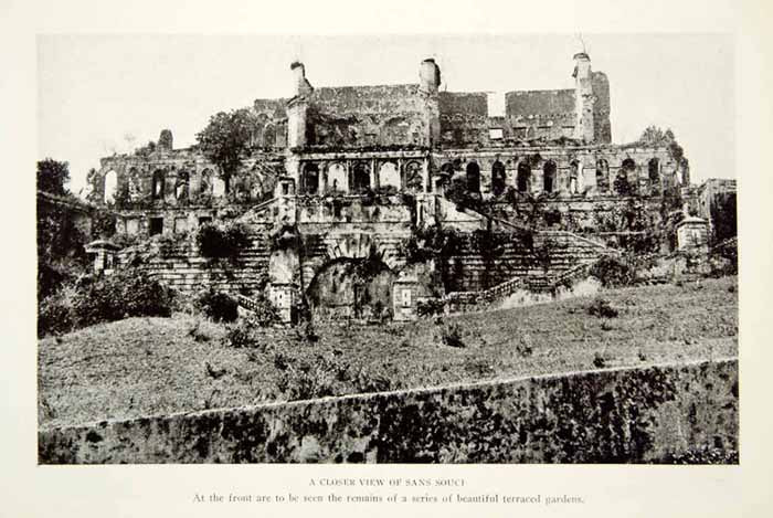 1920 Print Sans Souci Palace Milot Haiti Architecture Historical Image ...