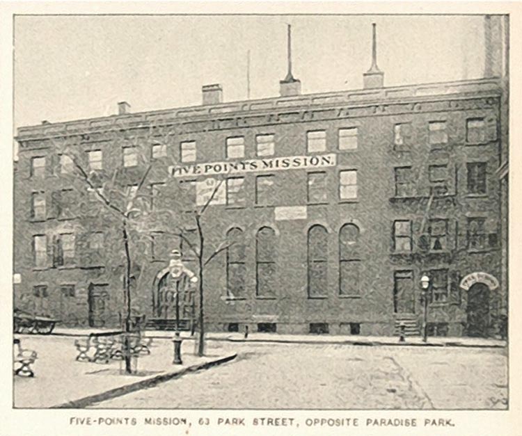 1893 Print Five Points Mission Park St. New York City ORIGINAL HISTORI ...