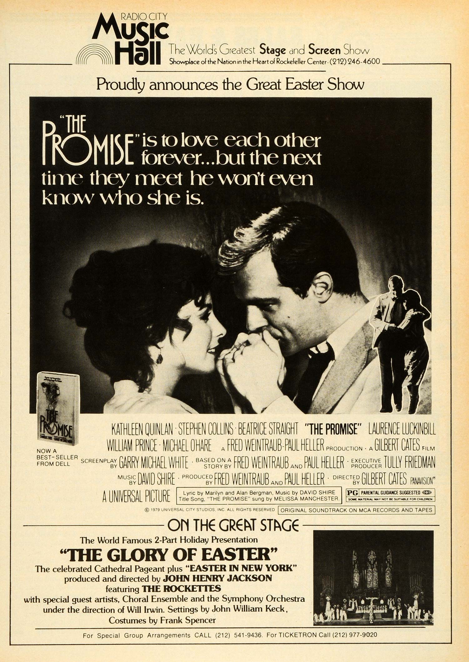 1979 Ad Film The Promise Universal Picture Kathleen Quinlan Stephen Co ...