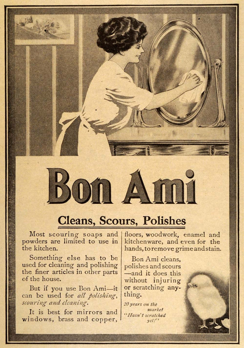 1911 Vintage Ad Bon Ami Cleaning Scouring Powder Soap - ORIGINAL OLD8 ...