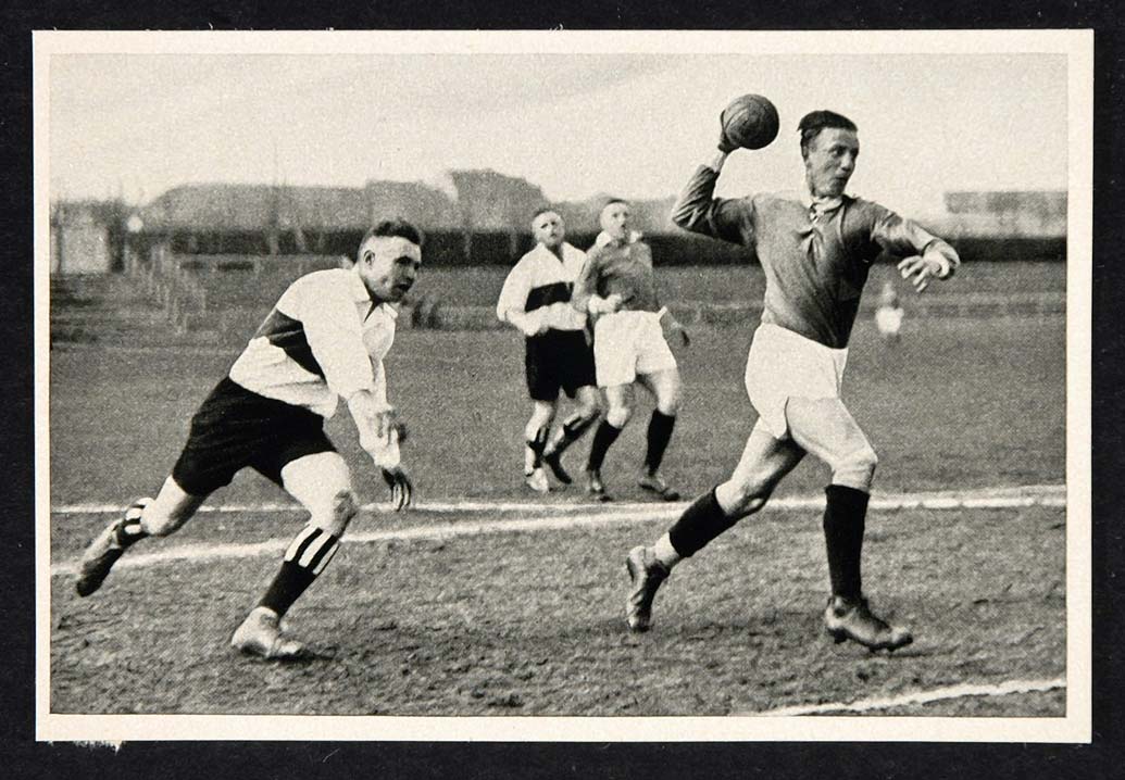 1936 Summer Olympics Berlin German Handball Match Print ORIGINAL HISTO ...