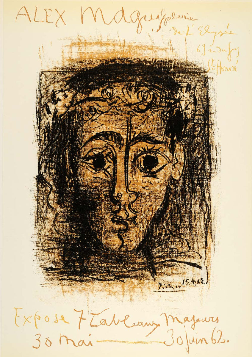 1971 Print Picasso Alex Maguy 1962 Galerie de l'ElysÌee - ORIGINAL PIC ...