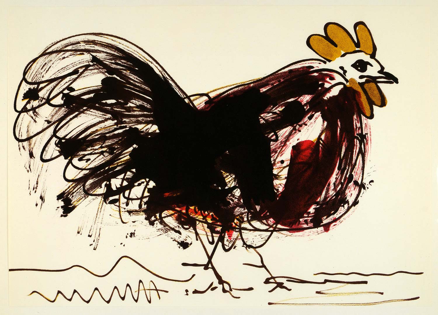 Original Rooster Pablo Picasso Rooster, Pablo Picasso