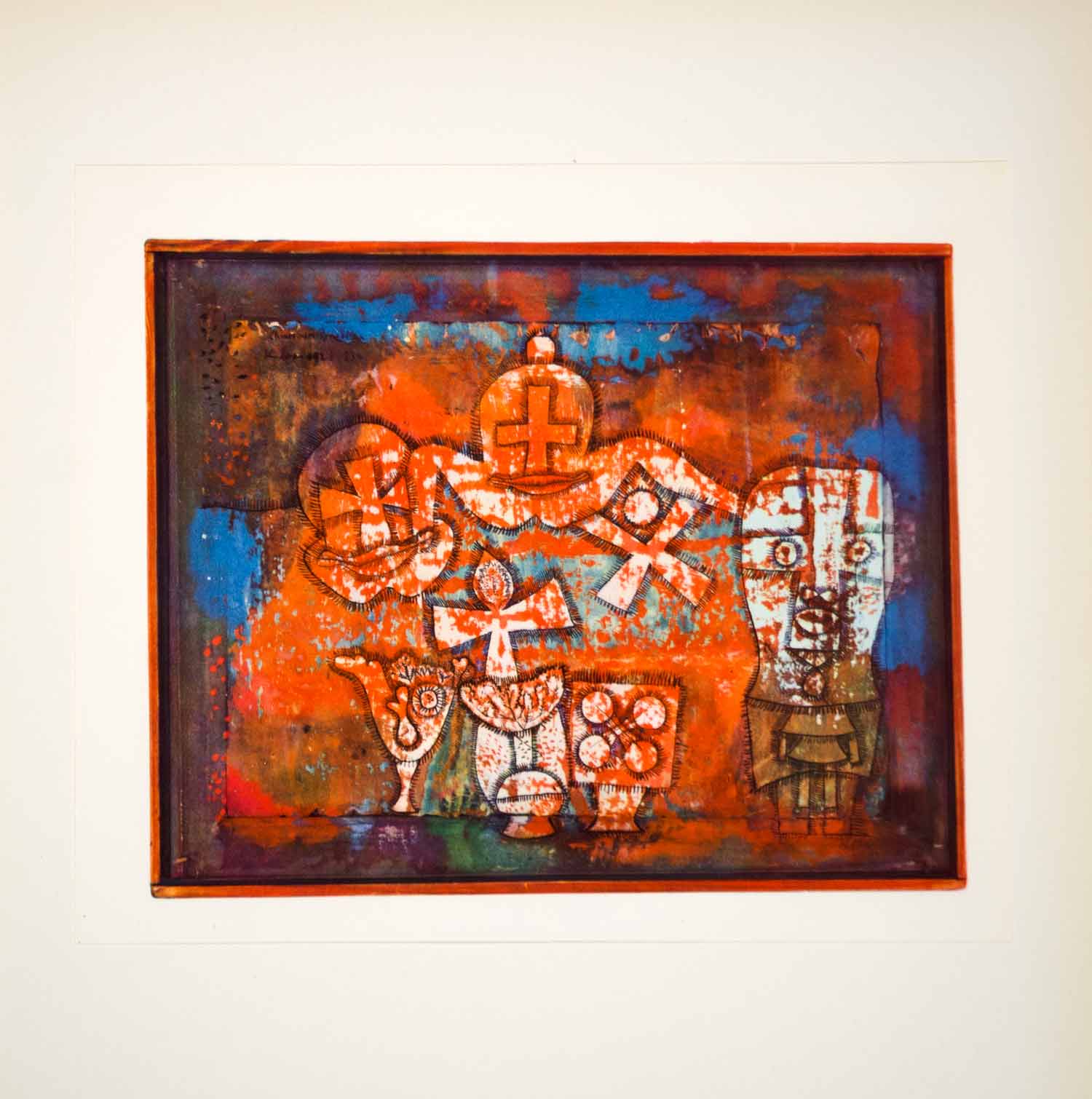 1958 Print Paul Klee Chinese Porcelain Chinesisches Porzellan Abstract ...