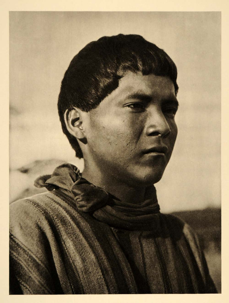 1935 Man Motilone Bari Venezuela Portrait Werner Luthy - ORIGINAL PTW2 ...