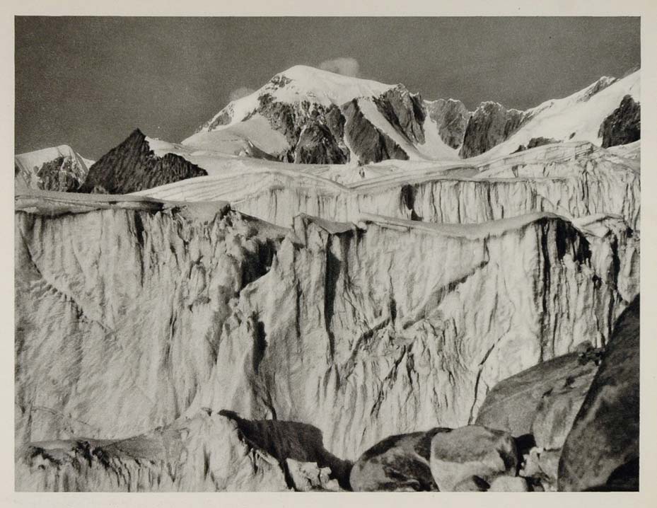 1931 Ancohuma Bolivian Andes Mountain Landscape Bolivia - ORIGINAL SA1 ...