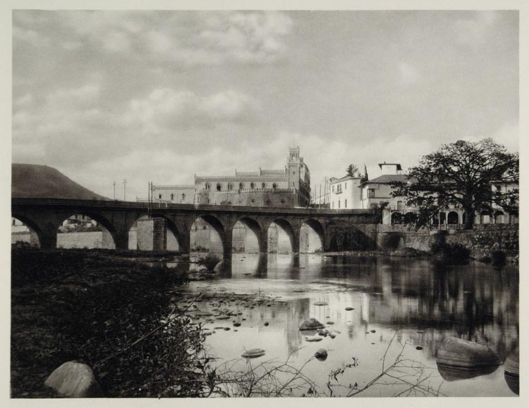 1931 Bridge Rio Choluteca River Tegucigalpa Honduras - ORIGINAL PHOTOG ...