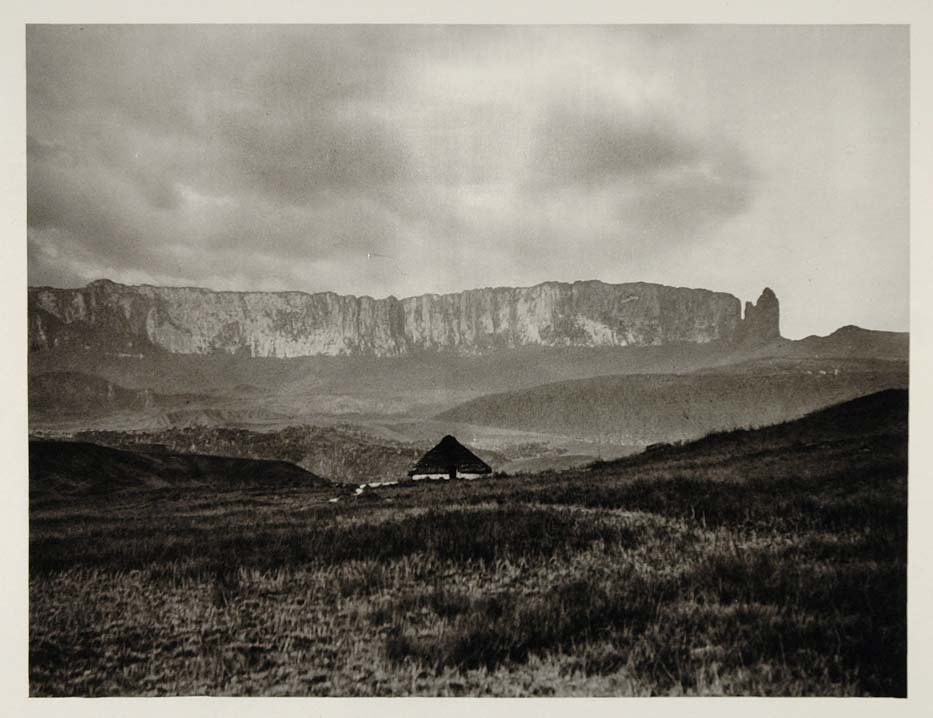 1931 Cerro Monte Roraima Tepui Tabletop Mountain Brazil - ORIGINAL SA2 ...