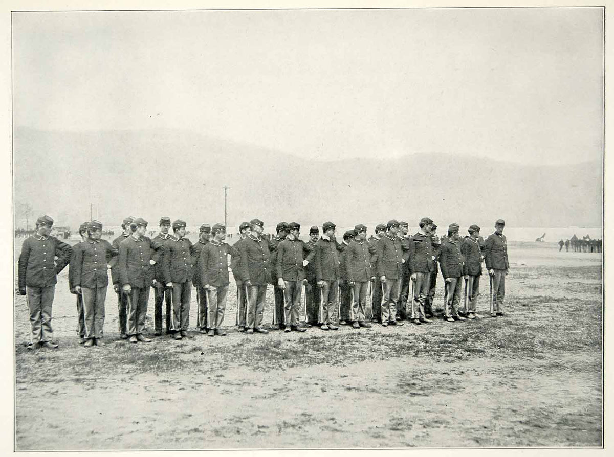 1898 Print Spanish American War Military Drills United States Army His ...