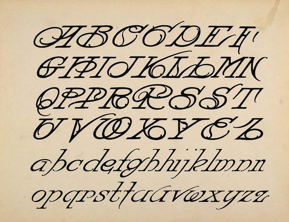 Old English Alphabet Lower Case
