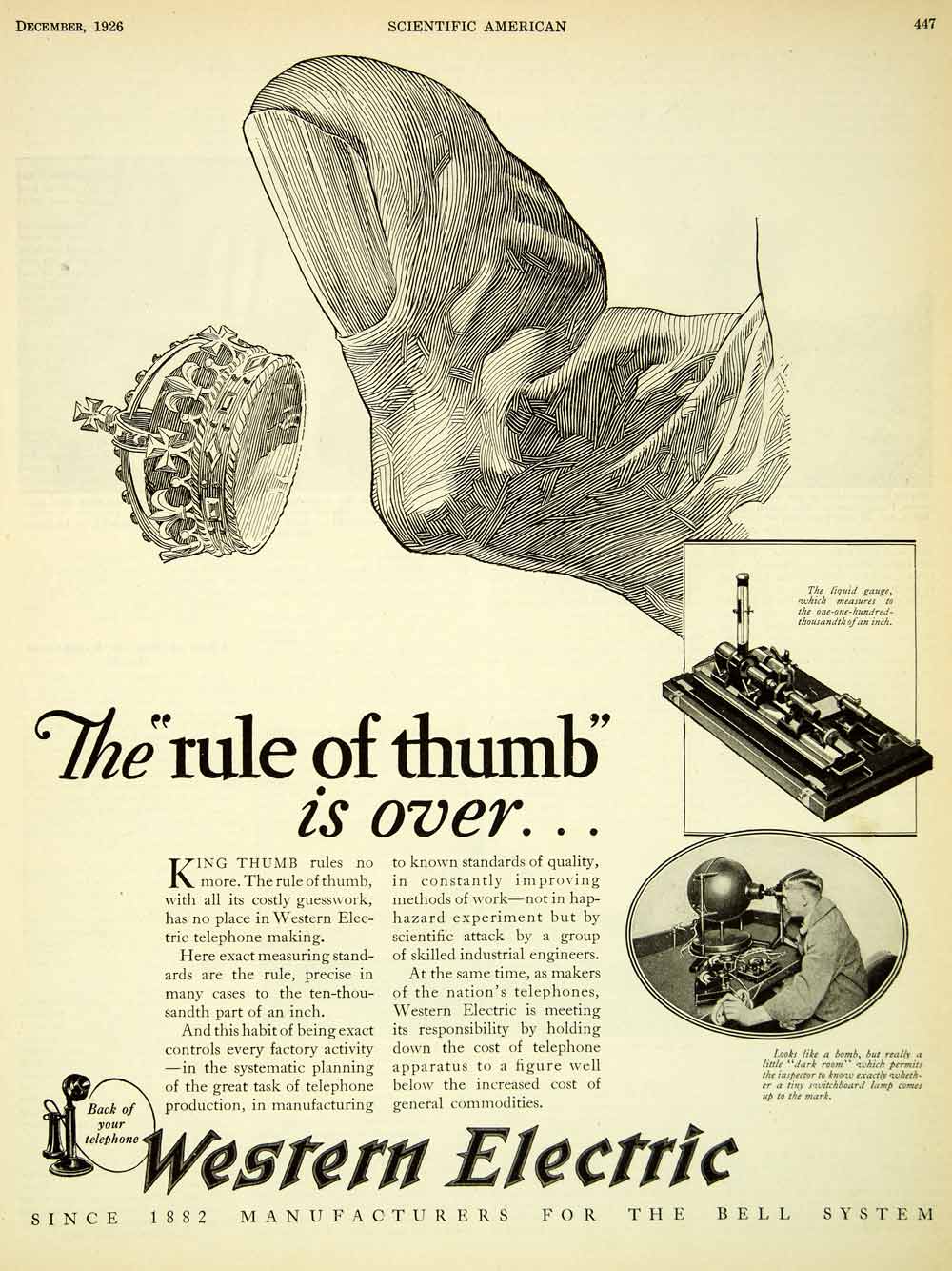 1920s Telephone Ad