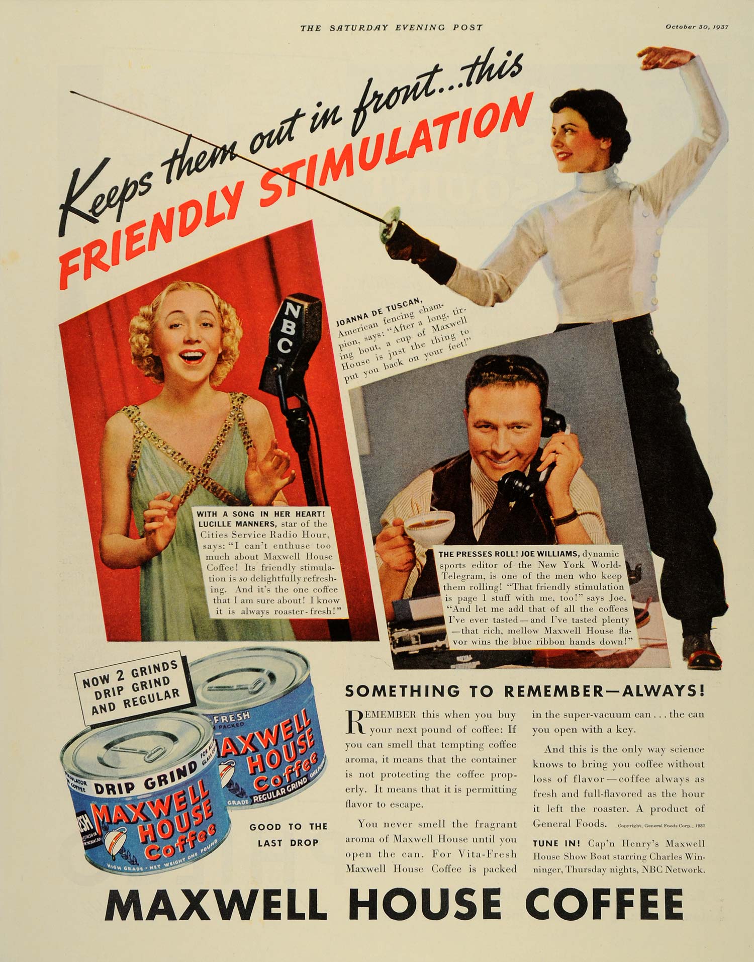 Vintage Maxwell House Coffee Ads