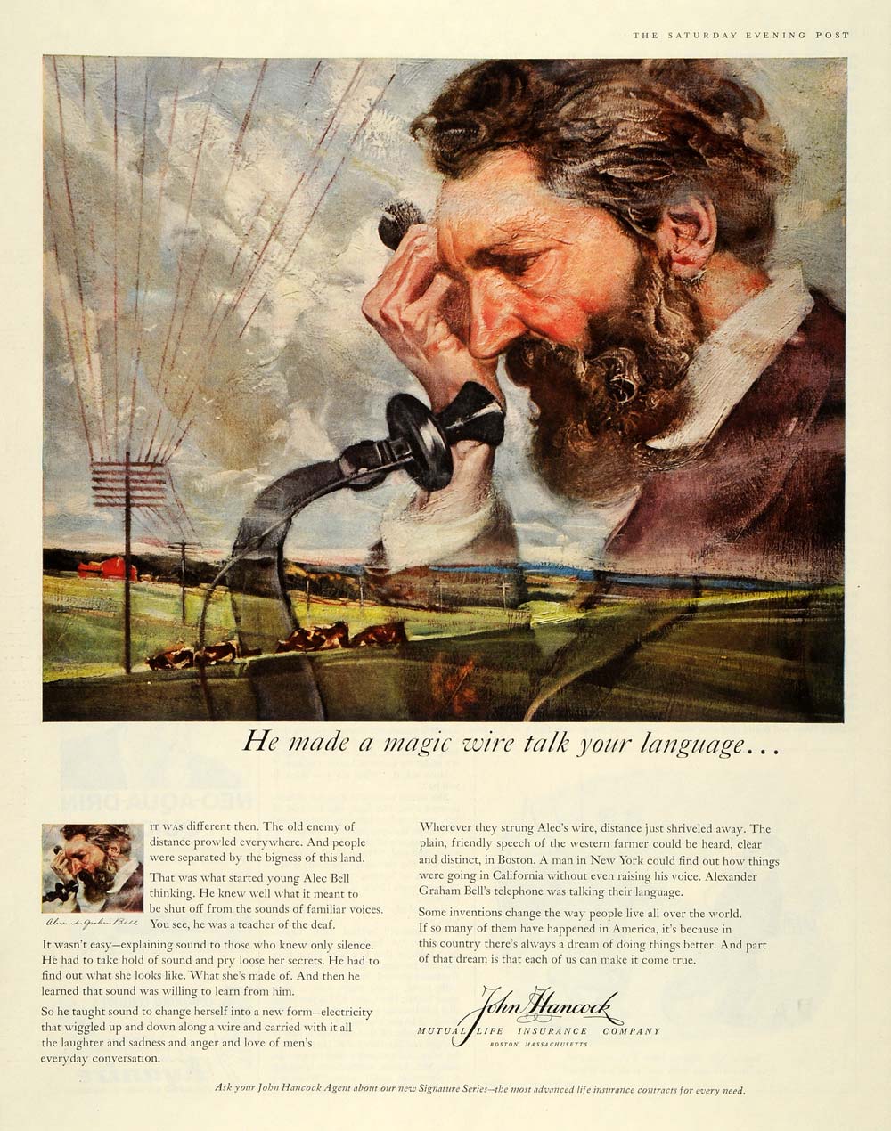 Young Alexander Graham Bell Telephone